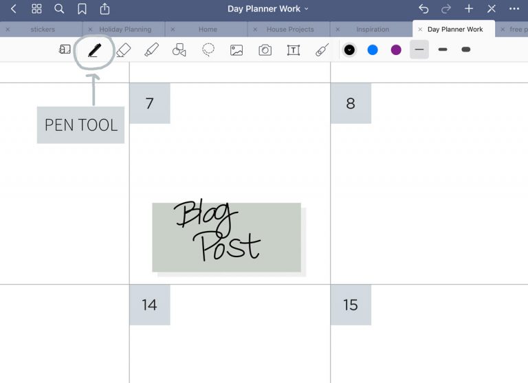 How to Type and Write in your Digital Planners and Notebooks