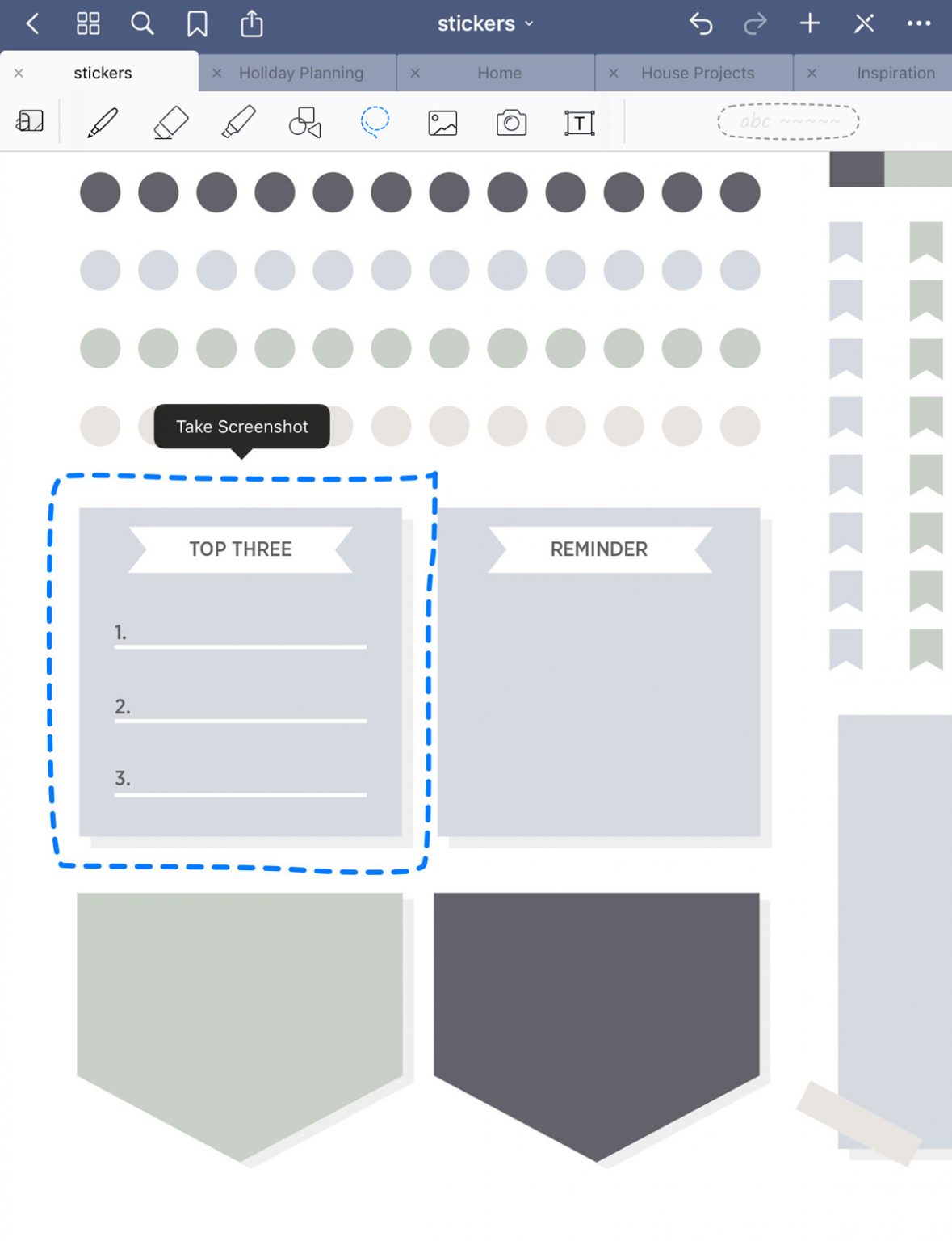 How to Use Digital Stickers in your Digital Planners and Notebooks