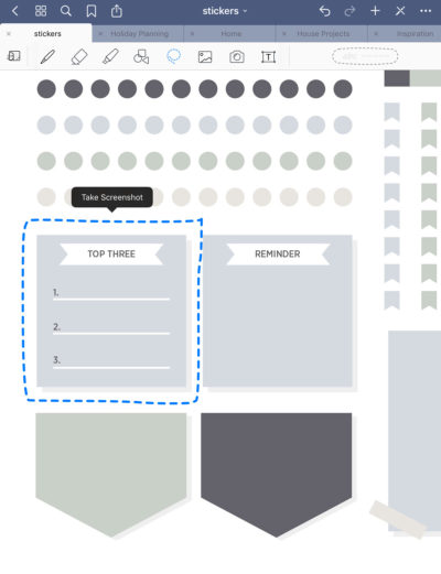 How to Use Digital Stickers in your Digital Planners and Notebooks