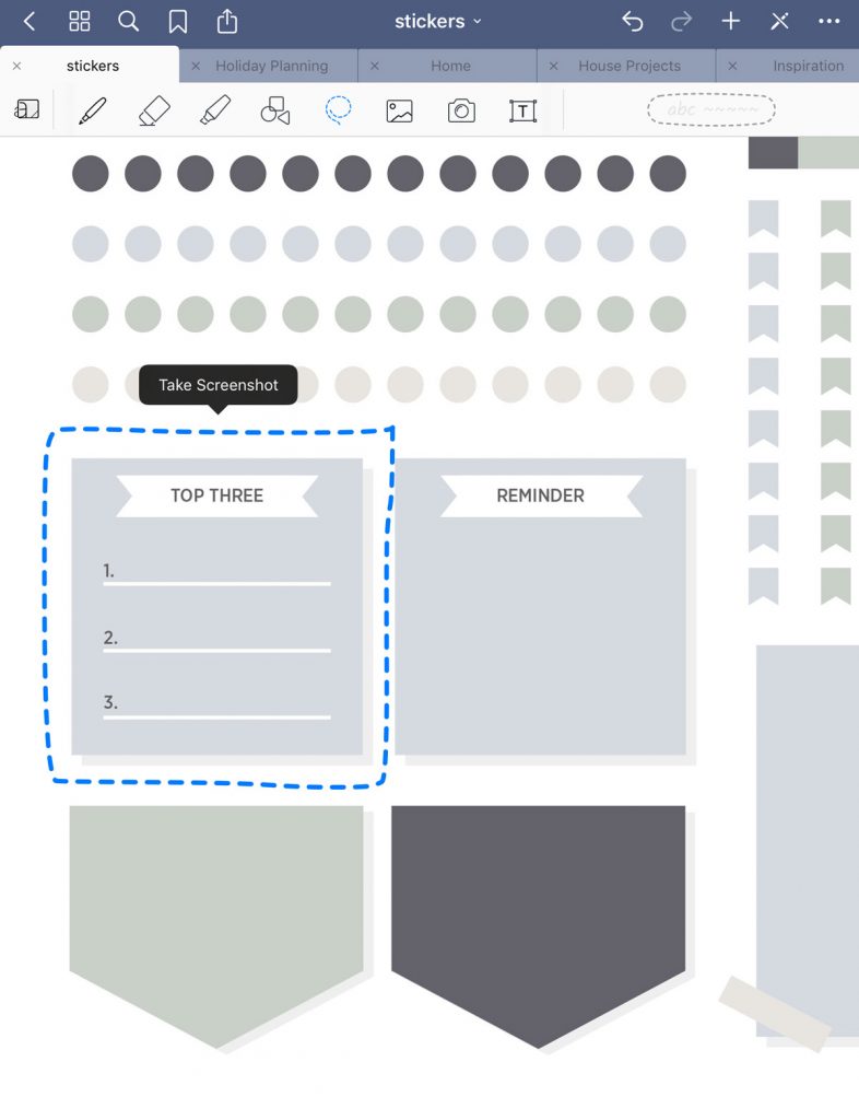 How to Use Digital Stickers in your Digital Planners and Notebooks