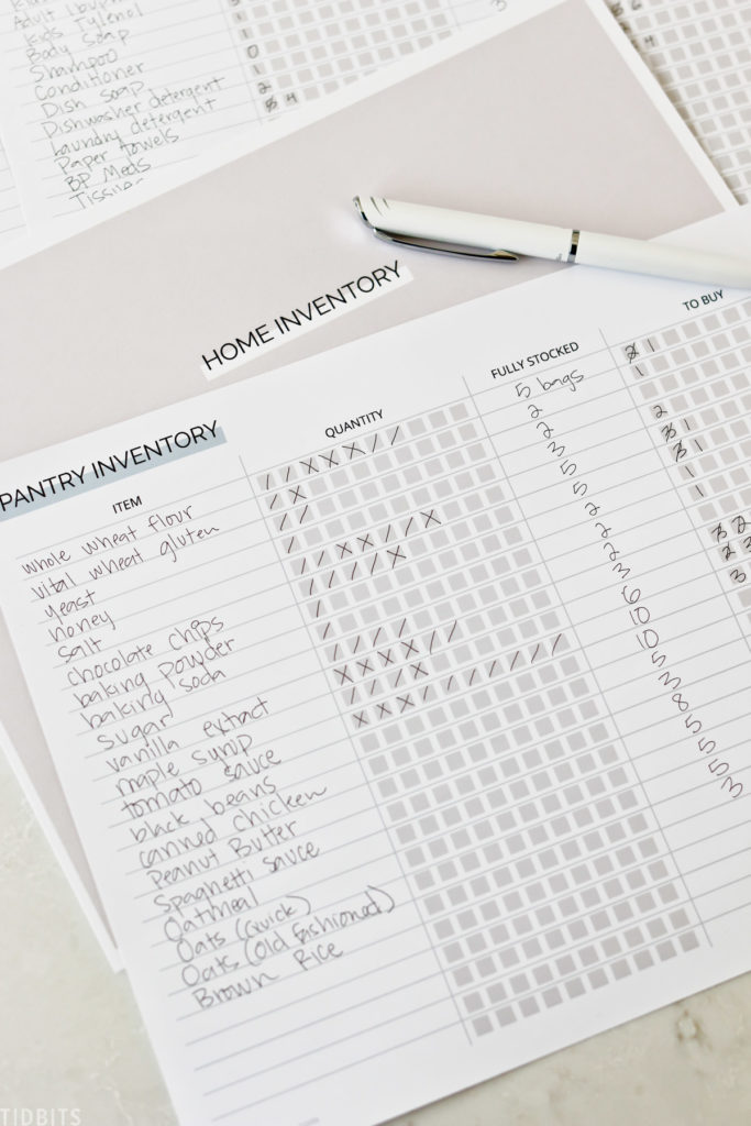 FREE Home Inventory Printables and Digital Files