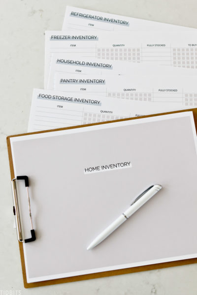 FREE Home Inventory Printables and Digital Files