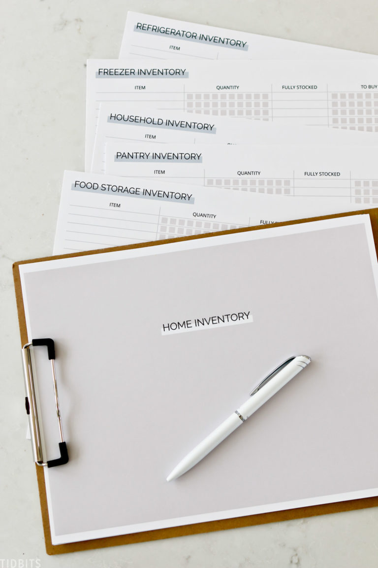 FREE Home Inventory Printables and Digital Files