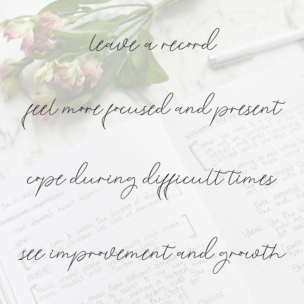 12 Life Giving Benefits of Journaling